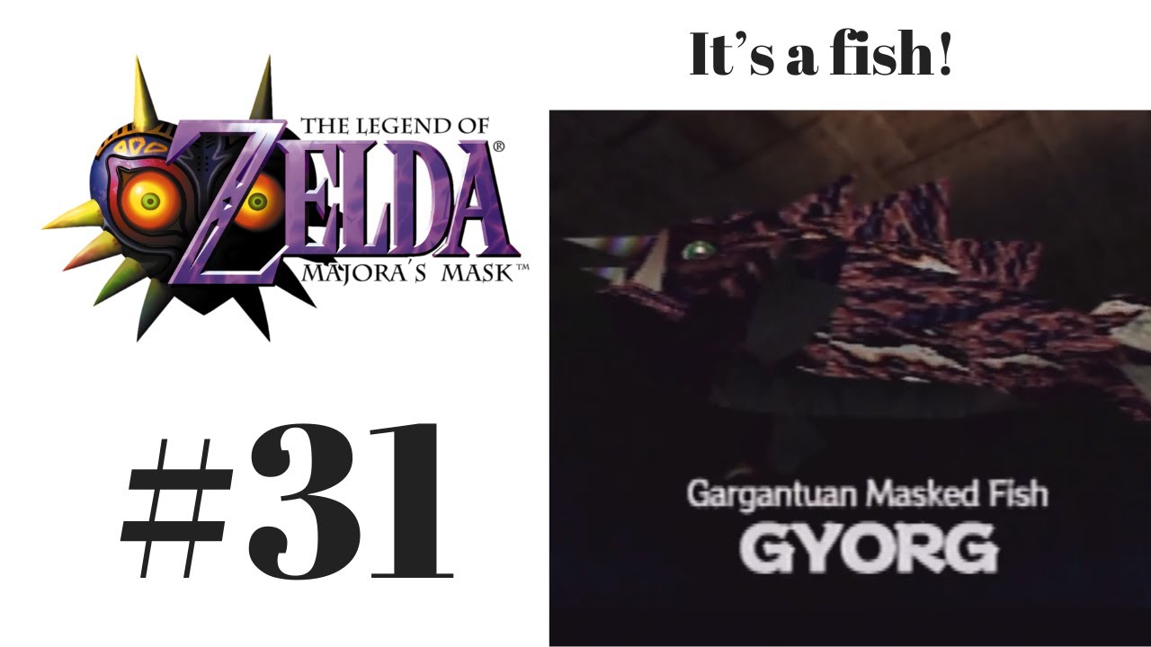 Majora's Mask Part 31 - George, Gargantuan Masked Fish - YouTube