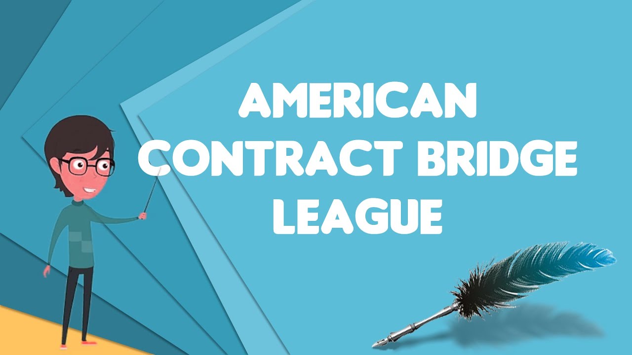 What is American Contract Bridge League?, Explain American Contract ...