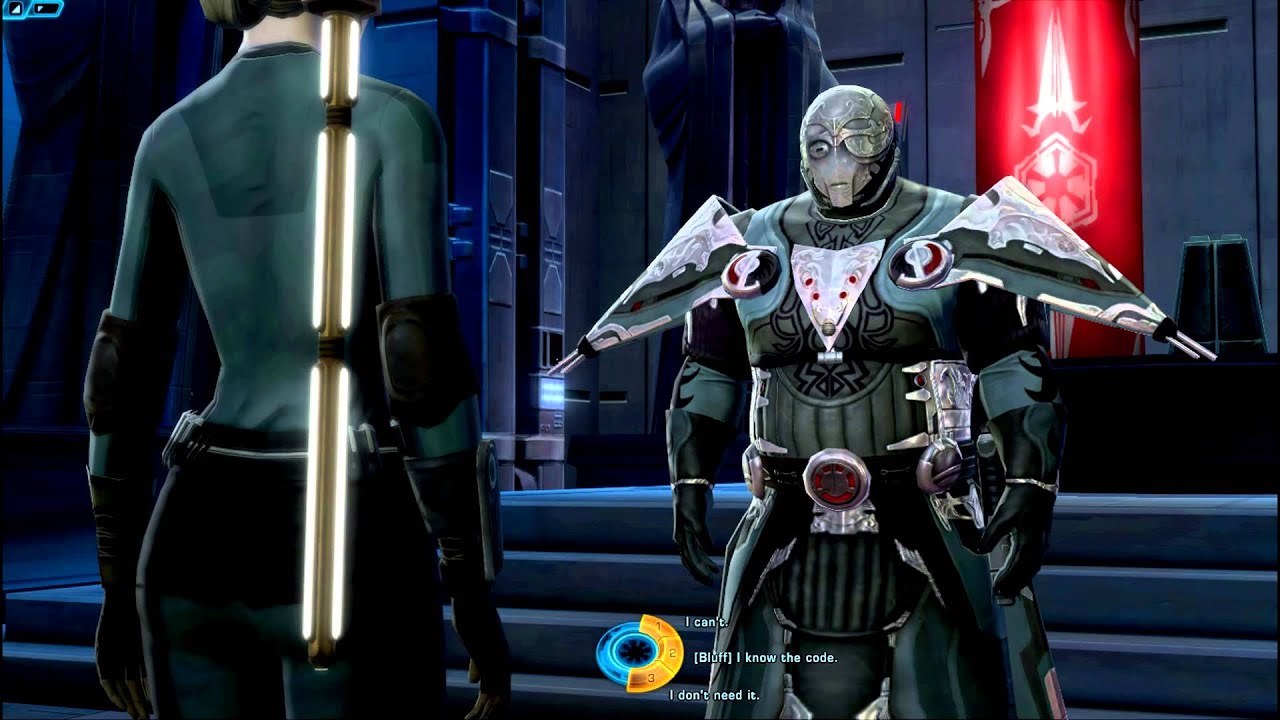 Swtor. "Recite the Sith Code for me, acolyte". - YouTube
