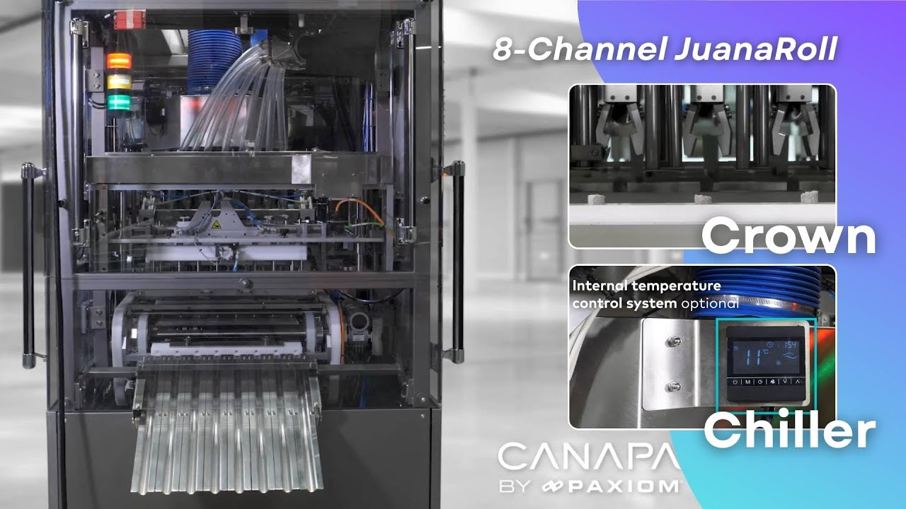 8-Channel JuanaRoll with Chiller and Push Down Crown Style Station ...