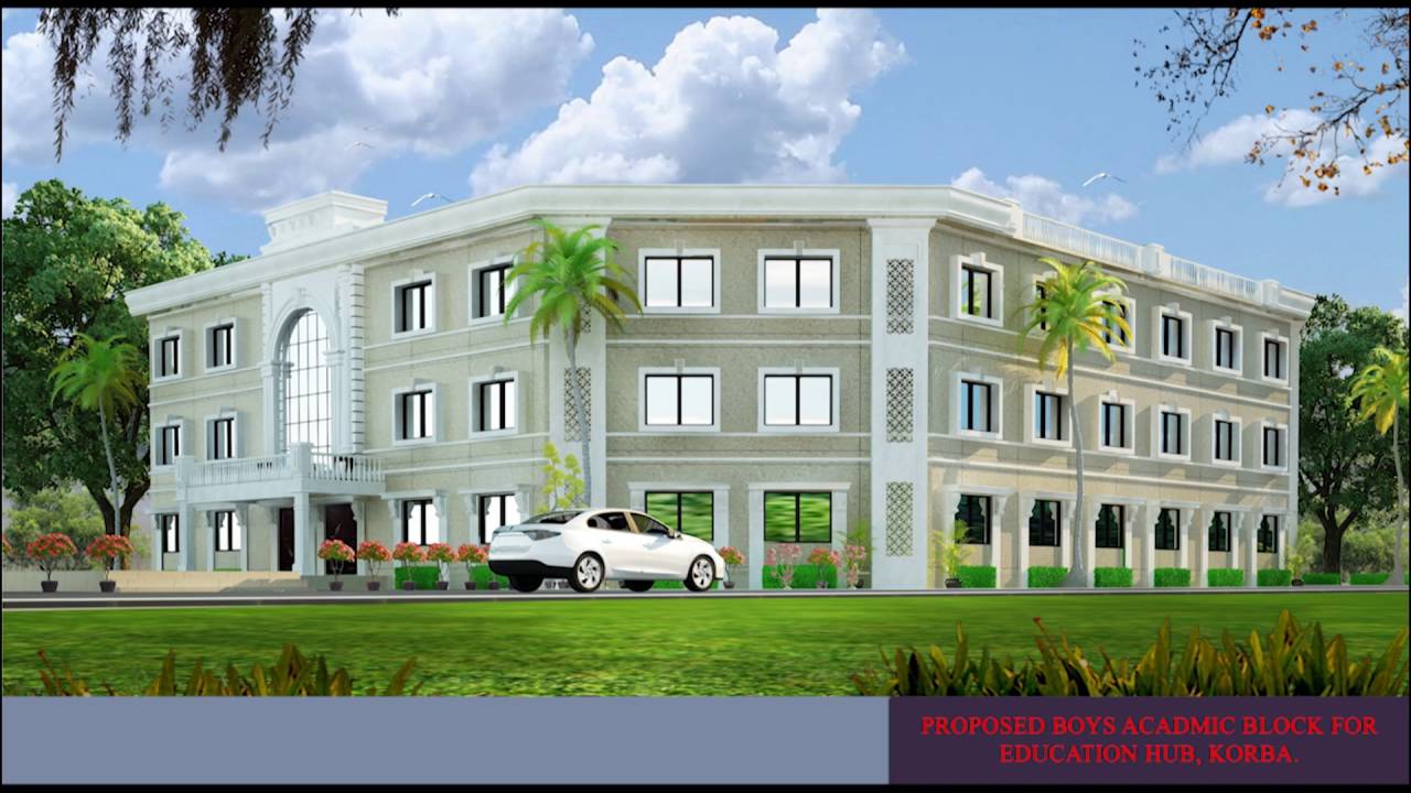 EDUCATION HUB OF KORBA, CHHATTISGARH,G.T.Design Studio - YouTube