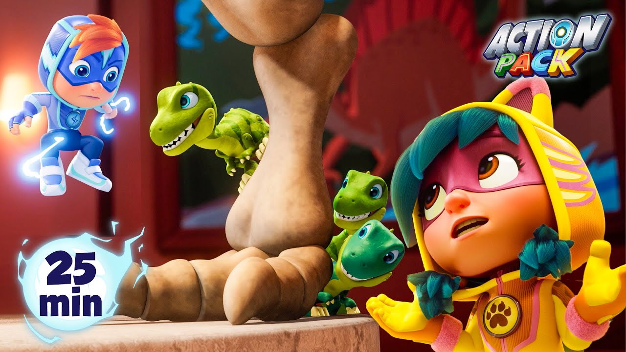 Fright at the Museum🦴 | Action Pack | Kids Cartoons & Nursery Rhymes ...