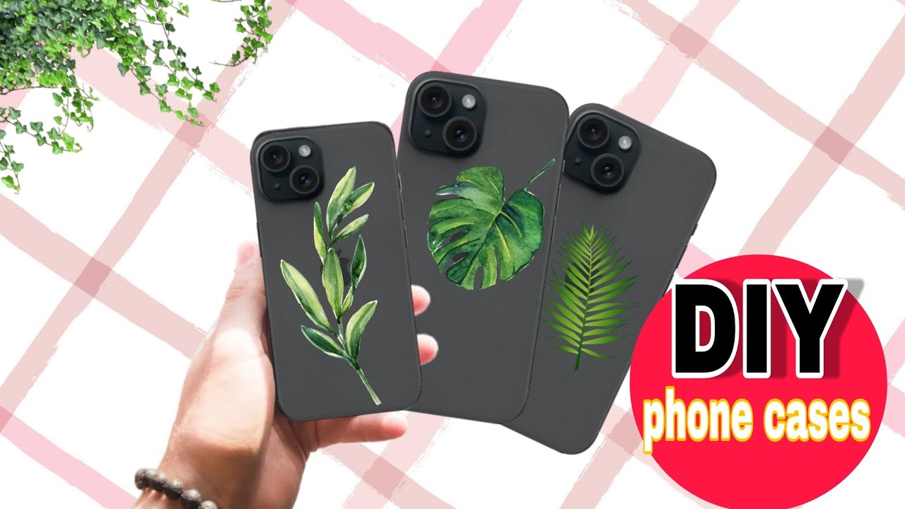 black phone cases painting ideas|| homemade phone cover painting🎨 ...