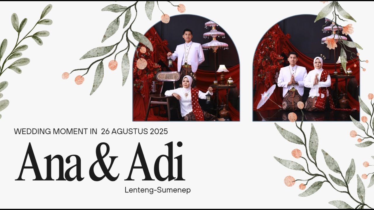 HAPPY WEDDING ANA & ADI || ISTANA GROUP PUTRA KERATON 26 AGUSTUS 2025 ...