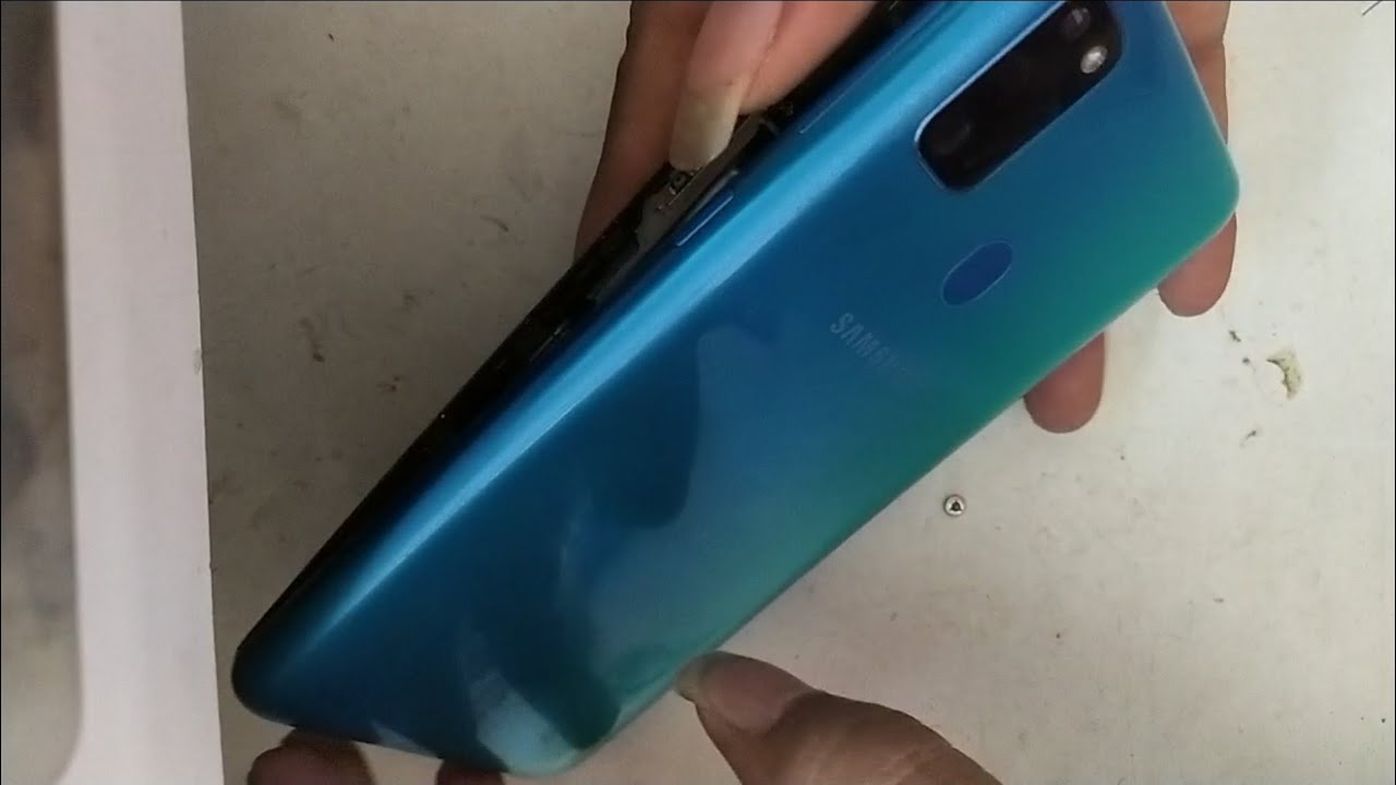 Samsung Galaxy M30s (m307f) open back panel - YouTube
