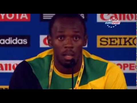 Usain Bolts Best Interview Moments After Moscow World Championships ...
