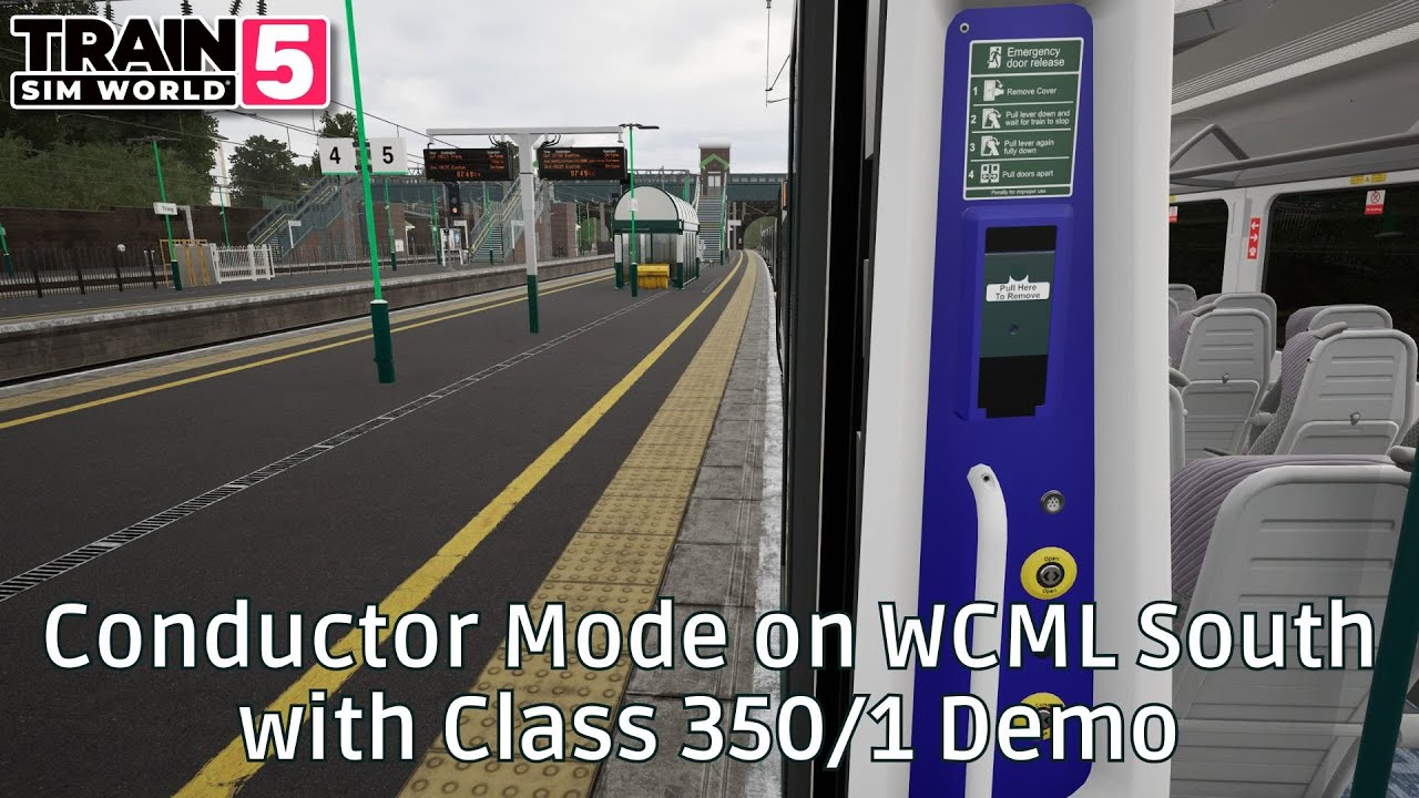 WCML South Conductor Mode on Class 350/1 Demo - #TrainSimWorld5 - YouTube