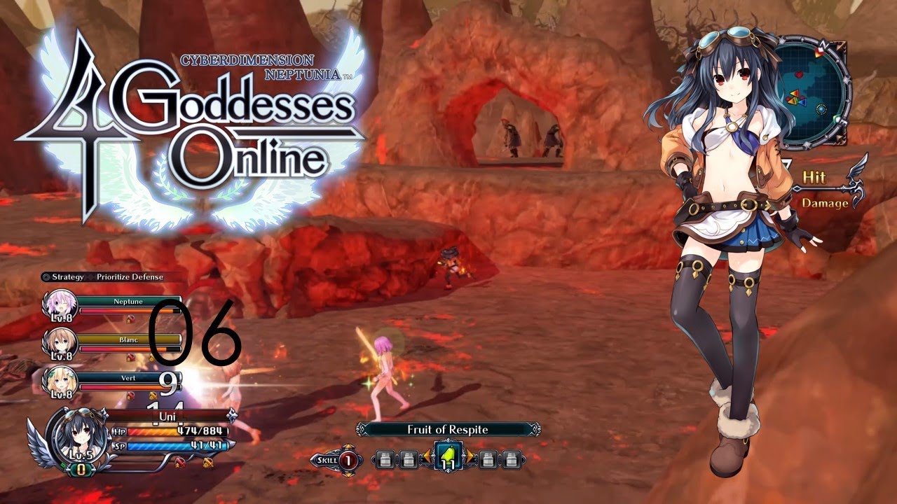 Let's Play Cyberdimension Neptunia 4 Goddesses Online Part 6 CPU ...