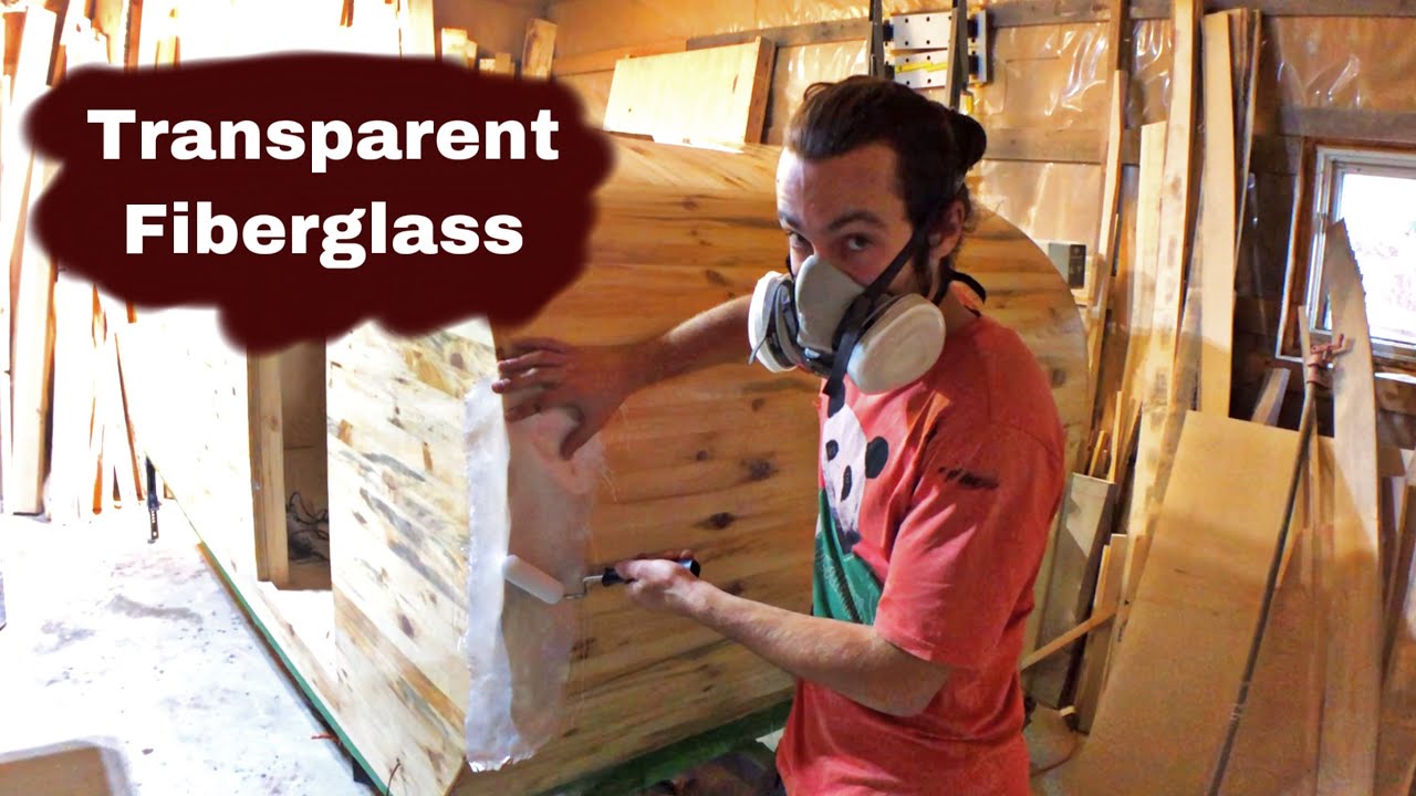 How to Fiberglass on Wood | Teardrop Build part 5 | Episode 39 - YouTube