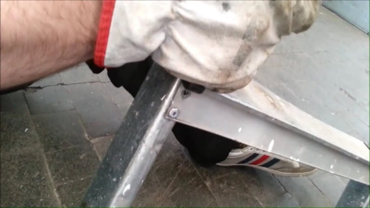 Reparar Escalera con Remaches (Repair stair with rivets) - YouTube