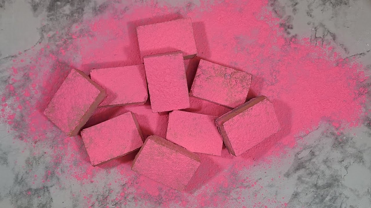 Pastel Reforms + hot pink holi powder 💗 (full video) #asmrgymchalk # ...