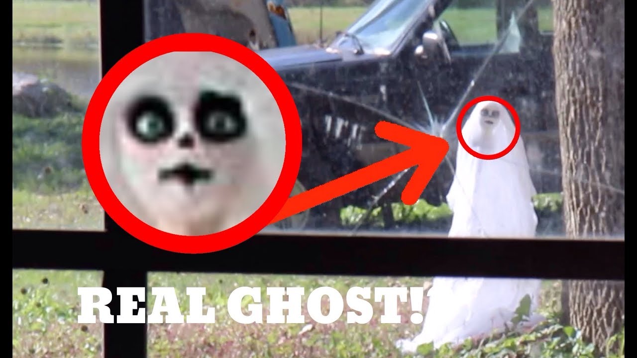 I FOUND A REAL LIFE HALLOWEEN GHOST! *It Kept Moving* OMG - YouTube