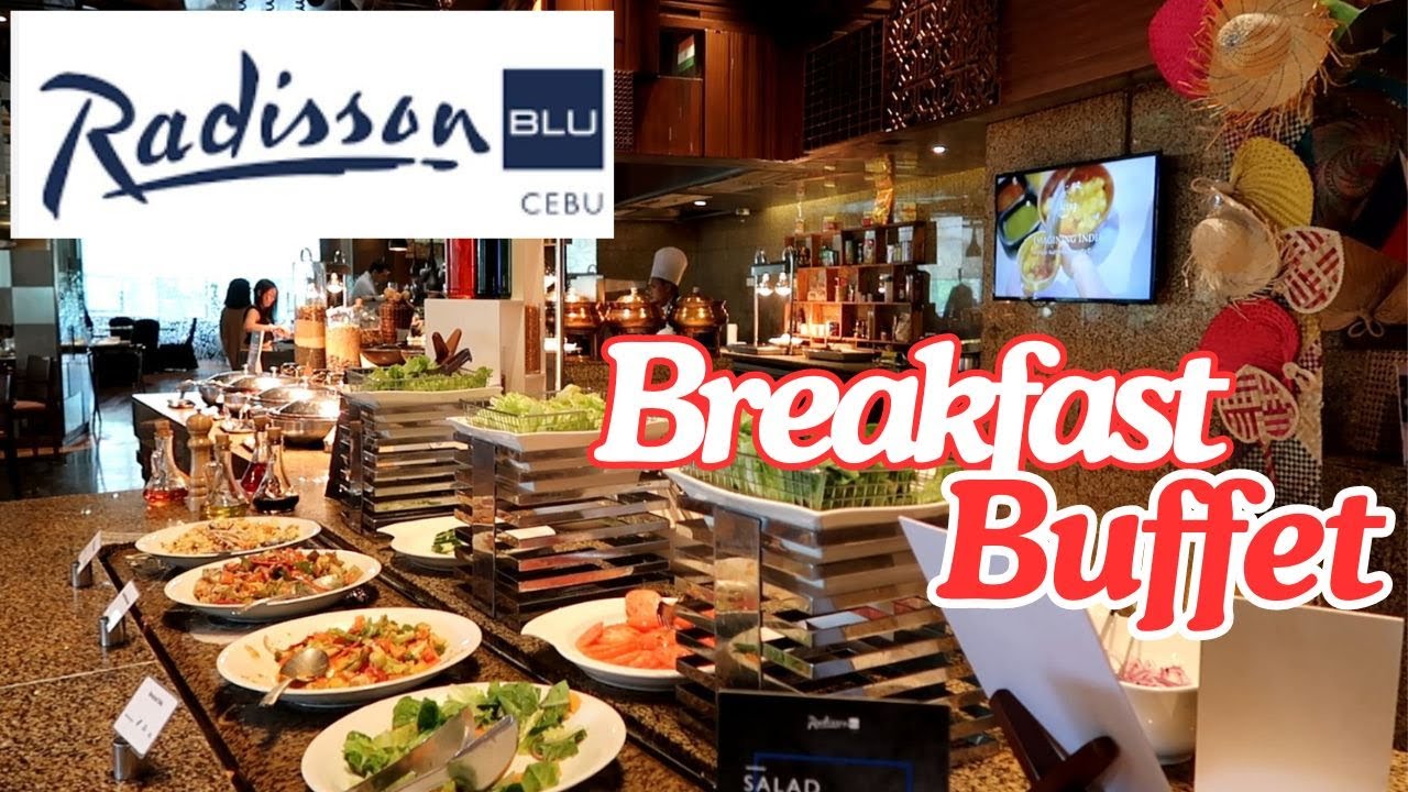 Food selections and choices in Radisson Blu Cebu Breakfast Buffet ...