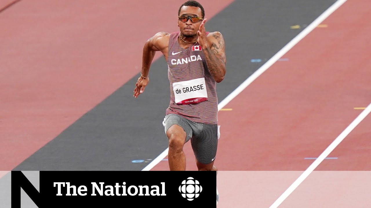 Canada’s Andre DeGrasse captures bronze medal at Tokyo Olympics - YouTube