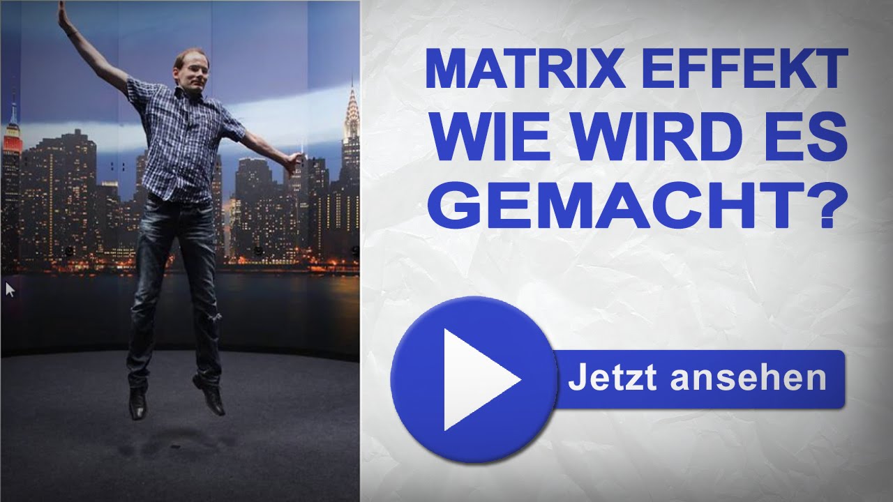 Matrix-Effekt Bullettime auf der Photokina - YouTube