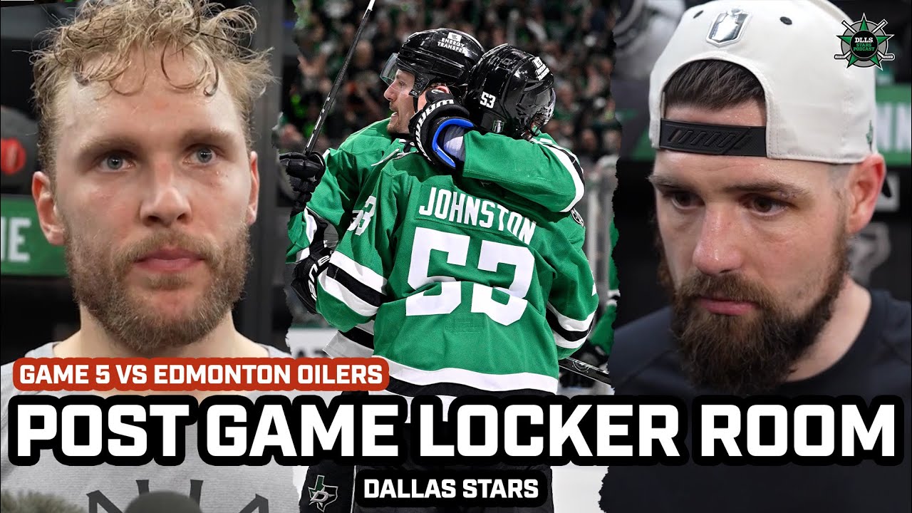 Mikko Rantanen & Jamie Benn DISAPPOINTED But Proud of Stars After Game ...