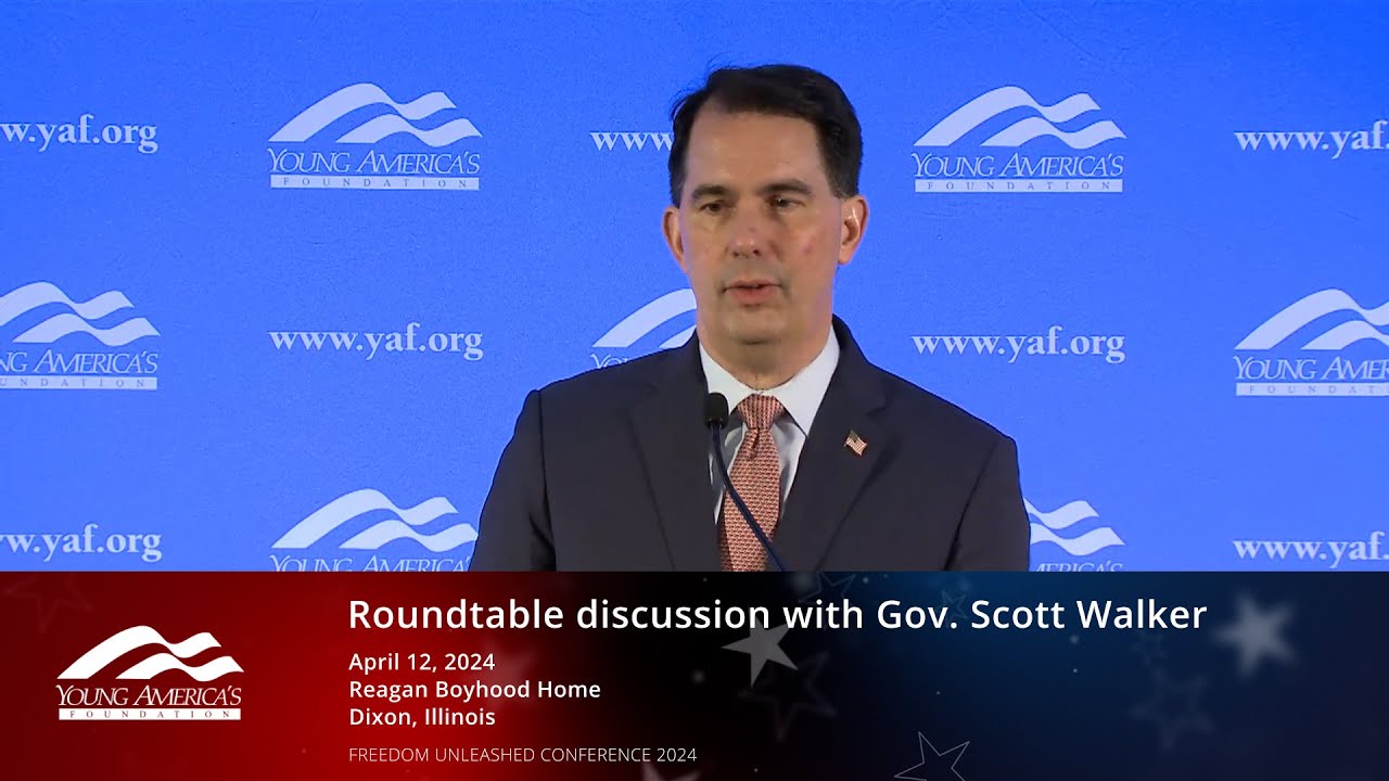Roundtable with Gov. Scott Walker - YouTube