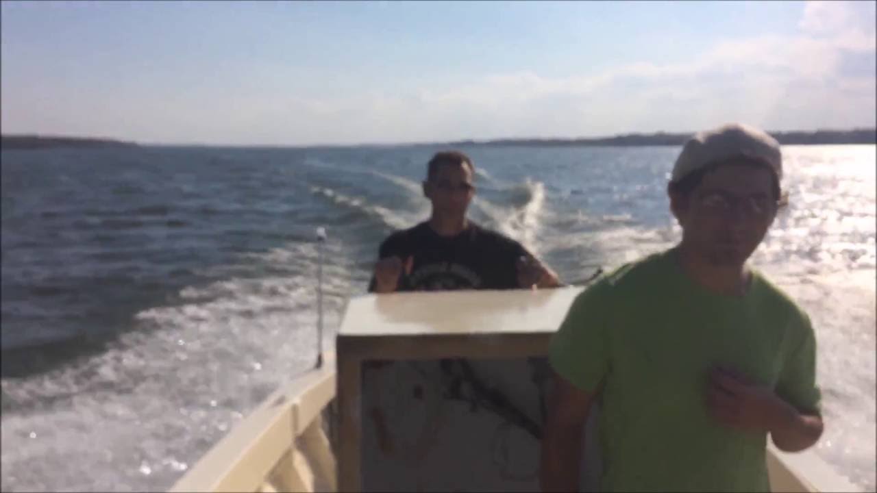 Randy Novak's 24' Clemente V-Dory Maiden Voyage - YouTube