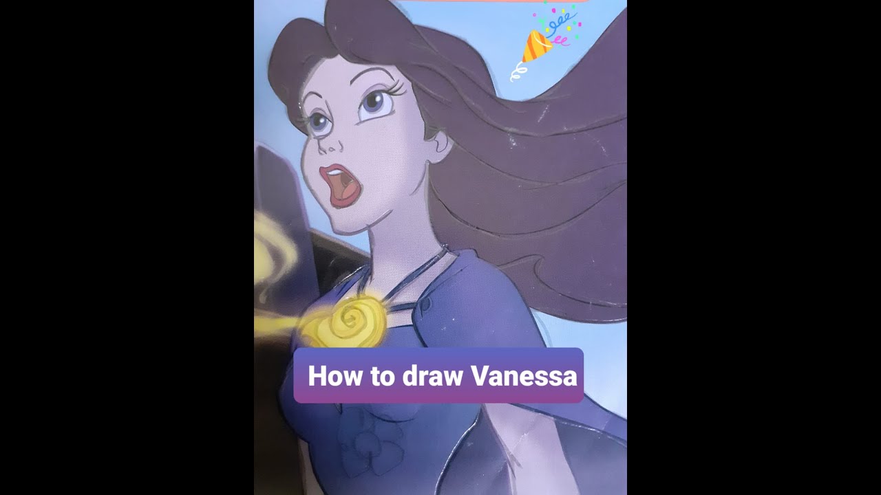 How to Draw a Girl | Vanessa | The Little Mermaid - YouTube