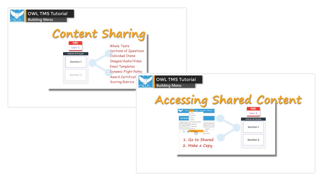 OWL Content Sharing Overview - YouTube