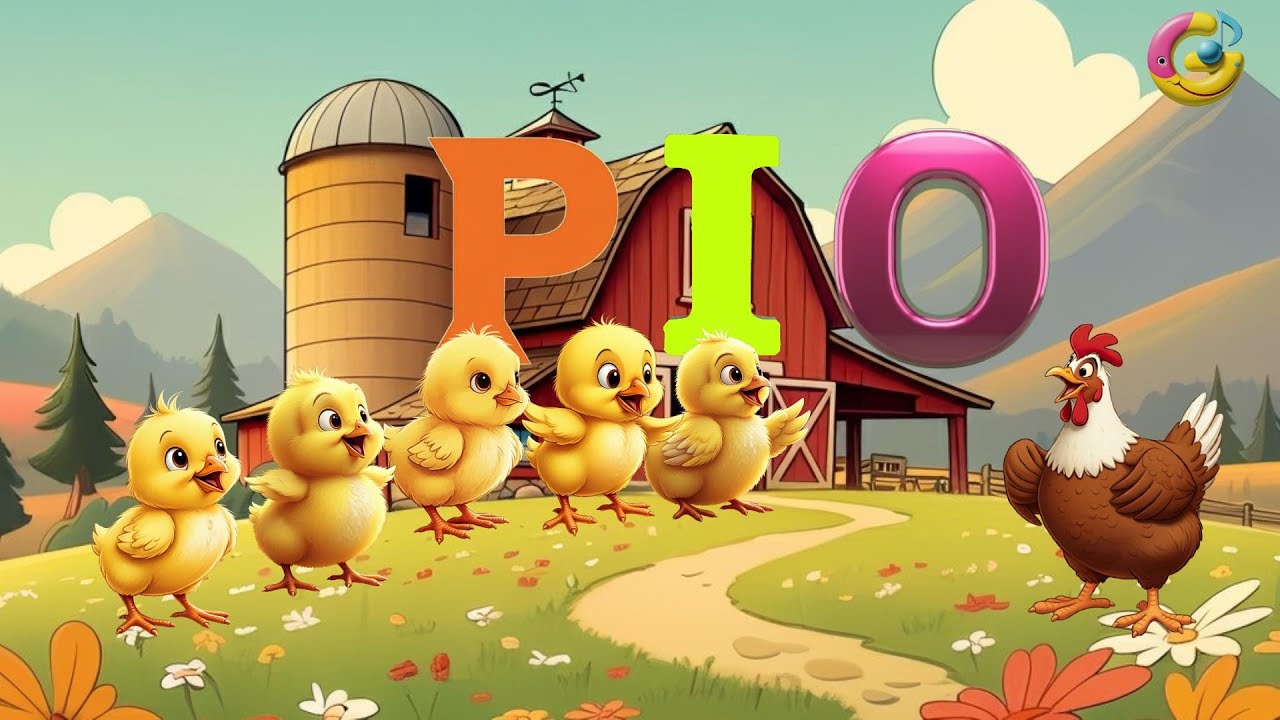 Cinco Pollitos Pío, Pío, Pío canción | Sing Along CUTEST Chick Chorus ...