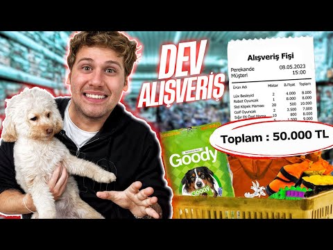 45.000 TL’LİK KÖPEK ÜRÜNLERİ ALIŞVERİŞİM