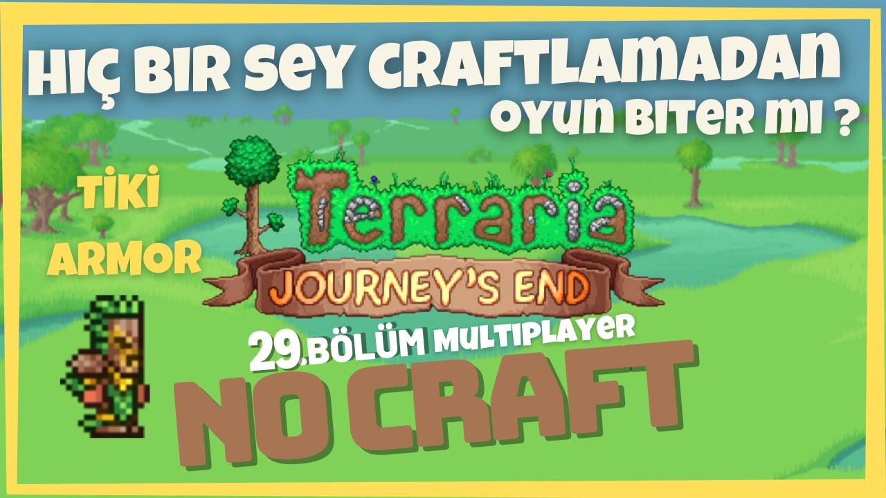 Tiki Armor | Terraria Türkçe - NO CRAFT 29.Bölüm - YouTube