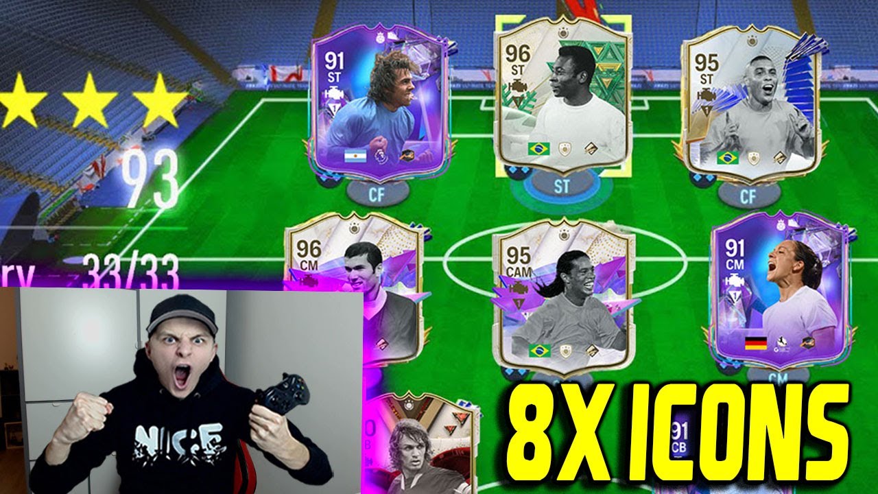 EA FC 24 (FIFA 24): WELTREKORD! 8x ICONS in 129 Rated Full Icon Fut ...