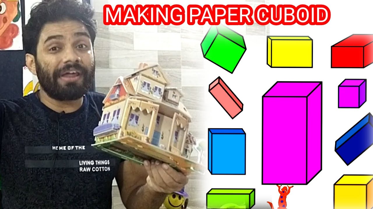 How To Make Paper Cuboid Easy Cuboid Making Cuboid Making Step By How To Make Paper Cuboid Easy Cuboid Making Cuboid Making Step By