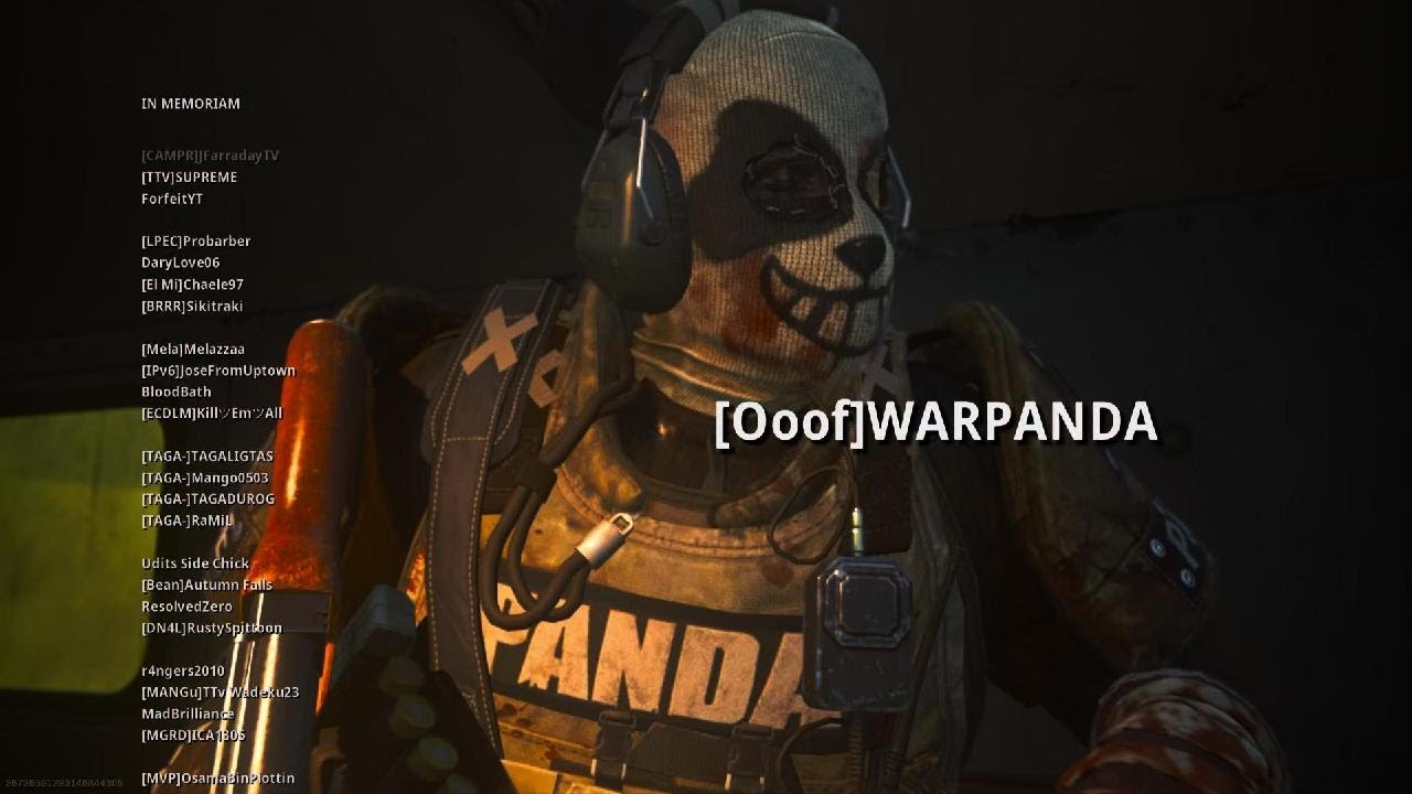 Panda's 100th win in Warzone!!! - YouTube