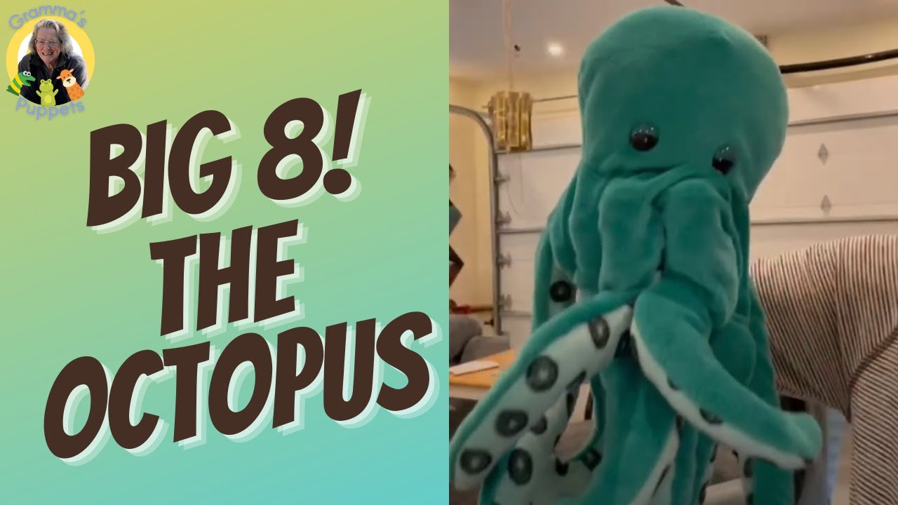 Meeting Big 8 the octopus 🐙 | Gramma’s Puppets - YouTube