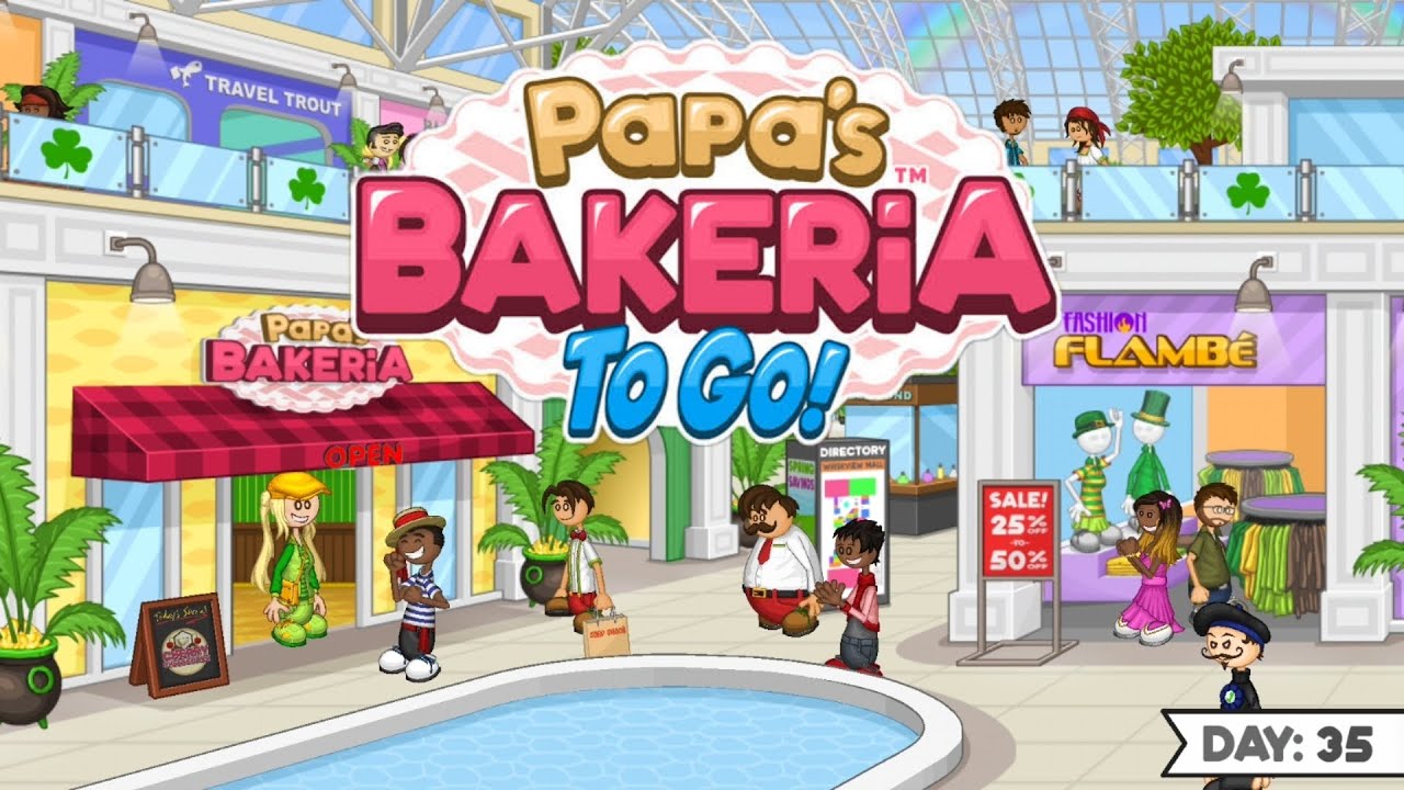 Papa's Bakeria To Go! — Day 35 + Pay Day - YouTube