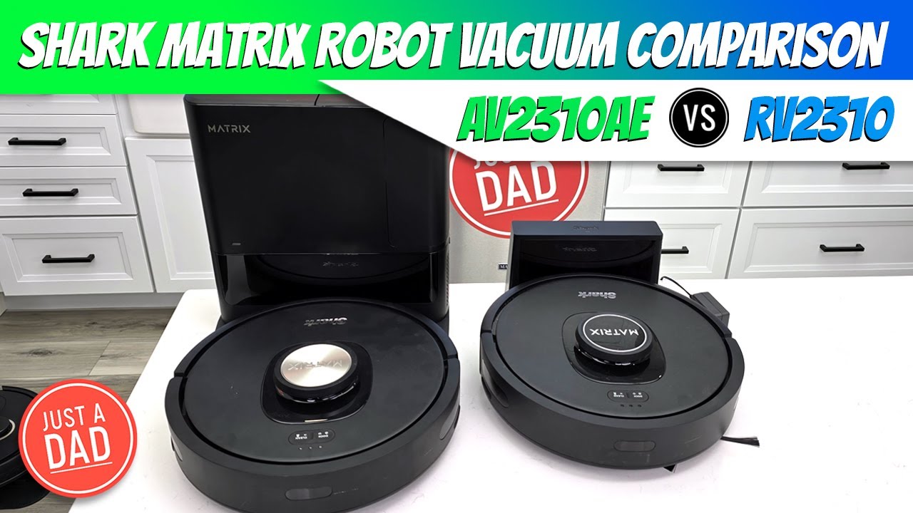 Shark Matrix Robot Vacuum COMPARISON: AV2310AE vs RV2310 - YouTube