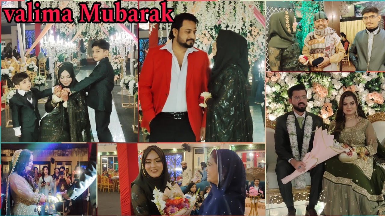 My sister in-law valima ceremony/Reception,, Ambernaaz ko valima buht ...