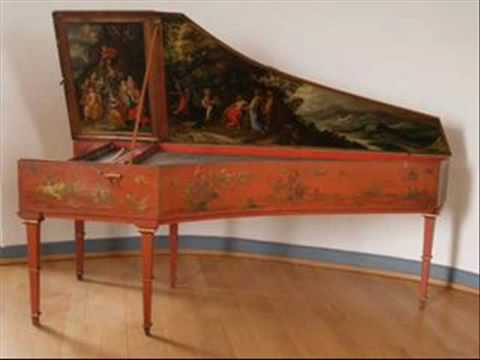 Authentic 1640 Ruckers cembalo of Castle Velen, Ahaus - YouTube