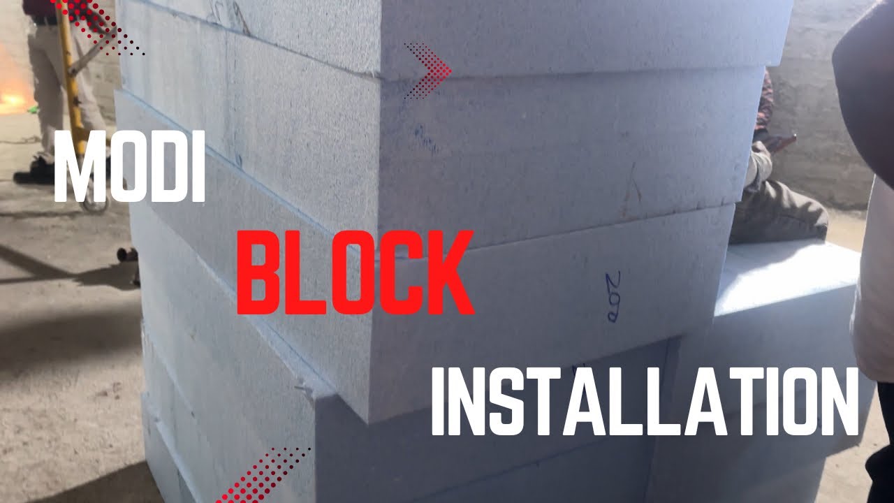 Modi Block Installation | Swastik Chemical Bitumen Layer Process | Step ...