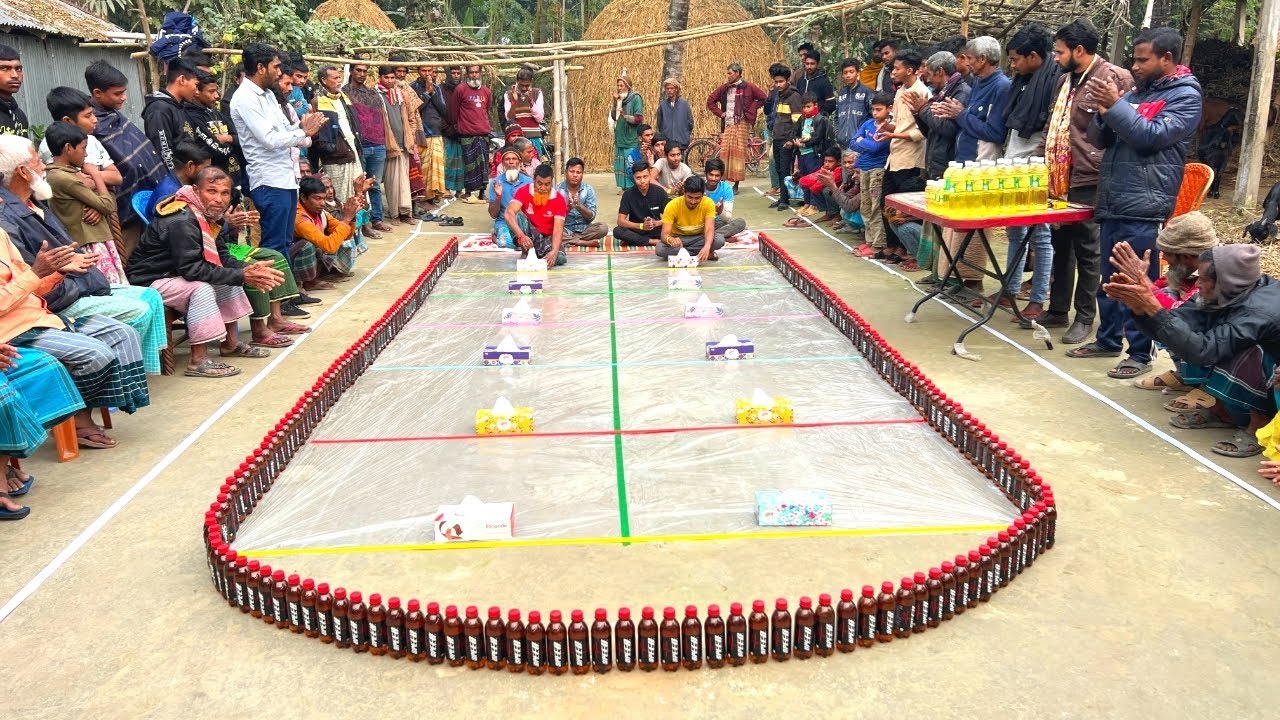 Hard challenge tissue game? Hard challenge game of father vs son - YouTube