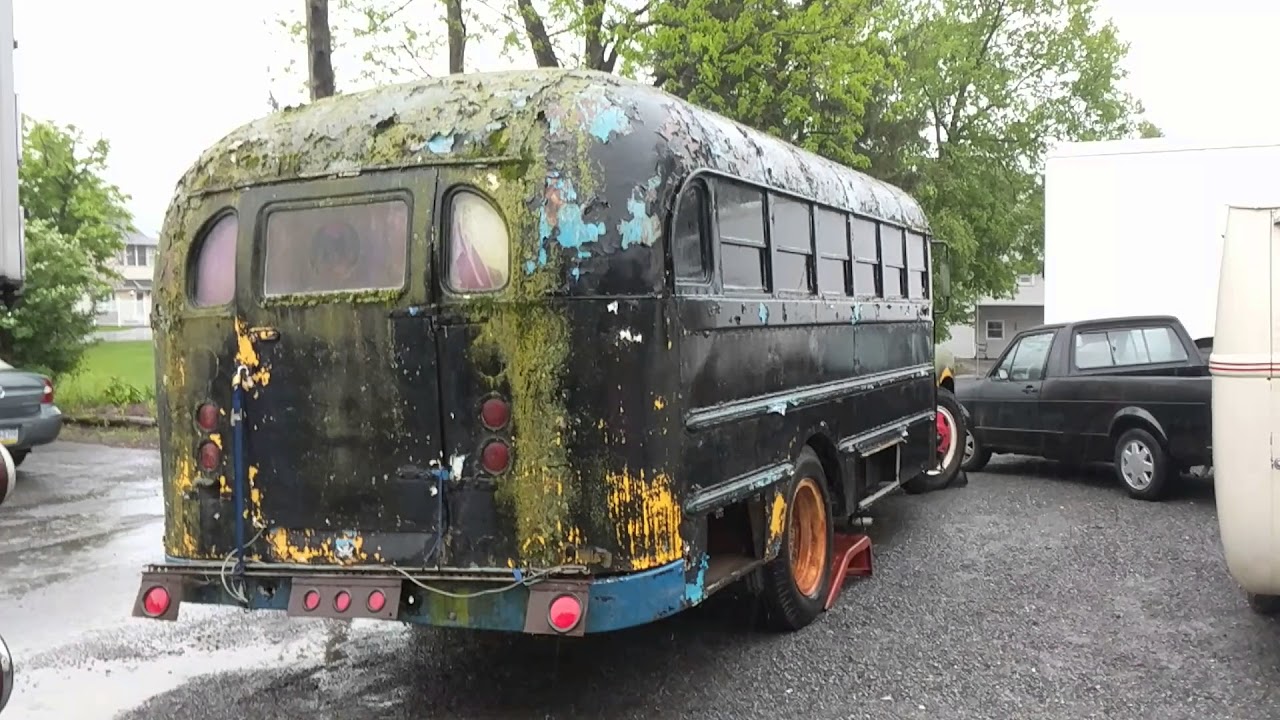 Preview 1963 Chevy Rat Rod Hot Rod Bus Conversion Build - YouTube