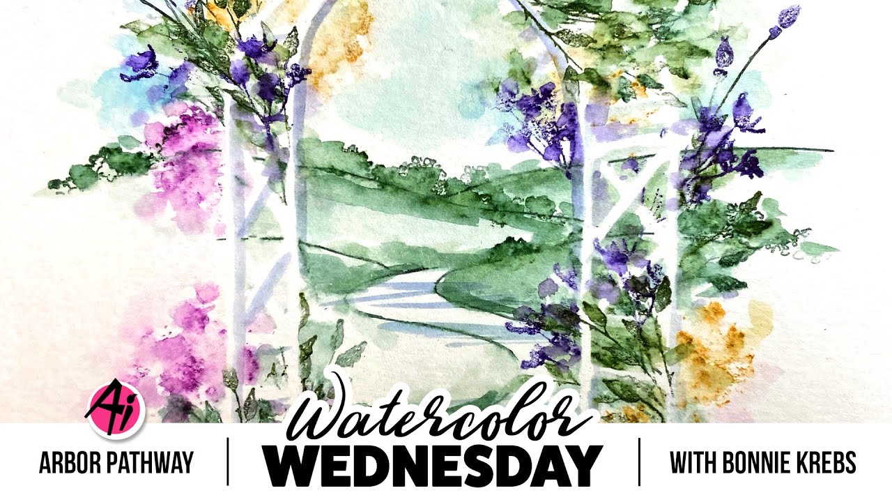 Ai Watercolor - Arbor Pathway - YouTube