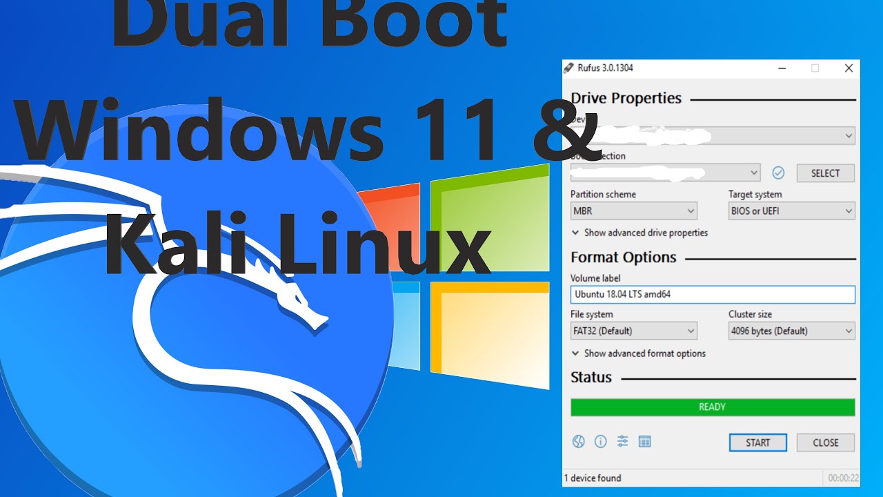 How to Dual Boot Windows 11 & Kali Linux on a New Computer - YouTube