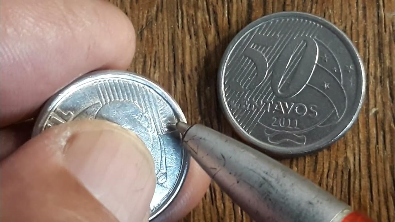 você tem está moeda 50 centavos você não vê legenda rio branco escrito - YouTube