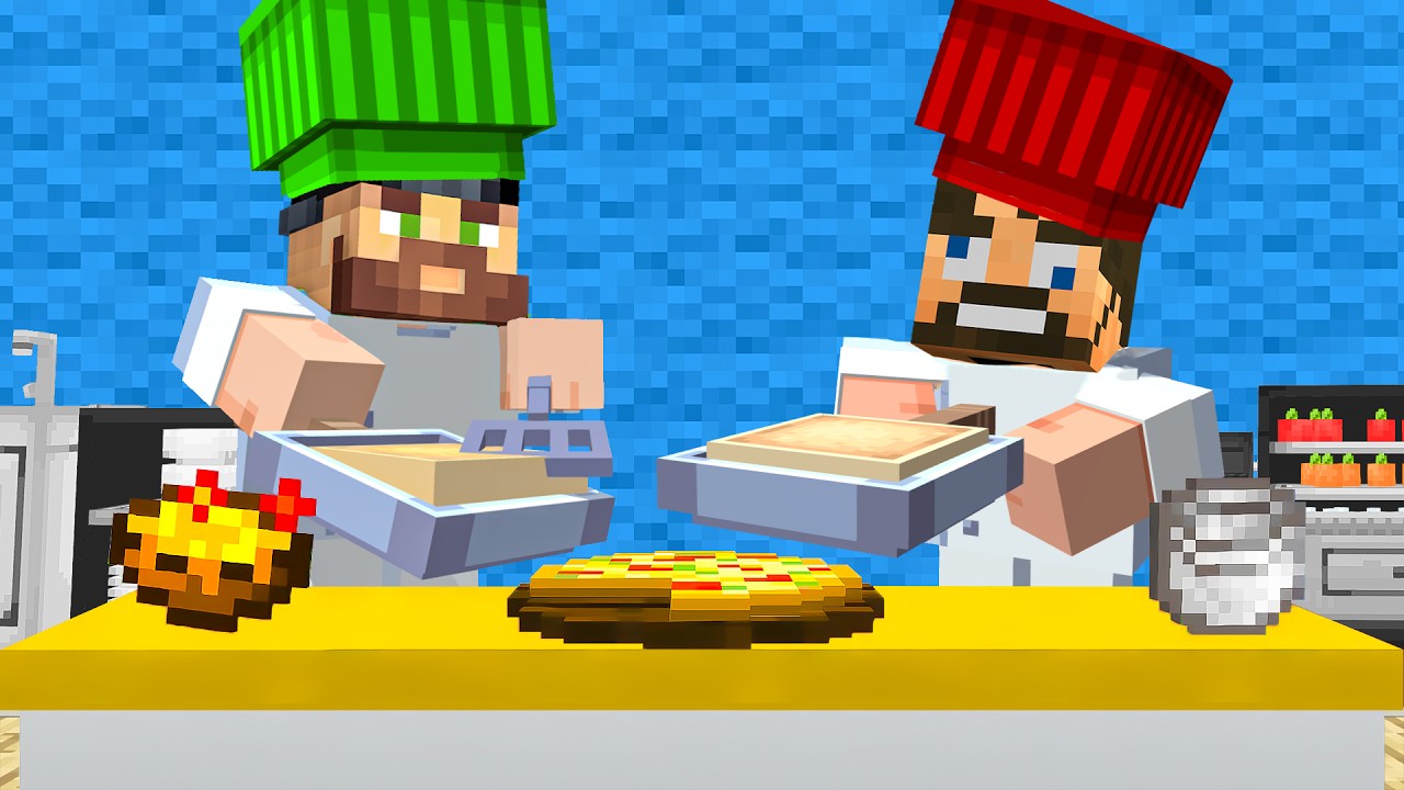 Starting an OVERCOOKED Restaurant in Minecraft - YouTube
