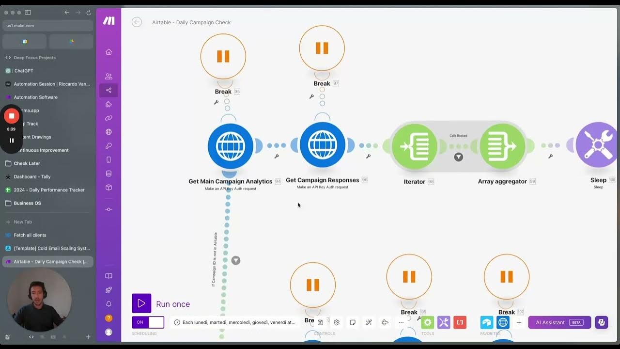 How to Automate Cold Email Campaign Reporting with Make & Airtable - YouTube
