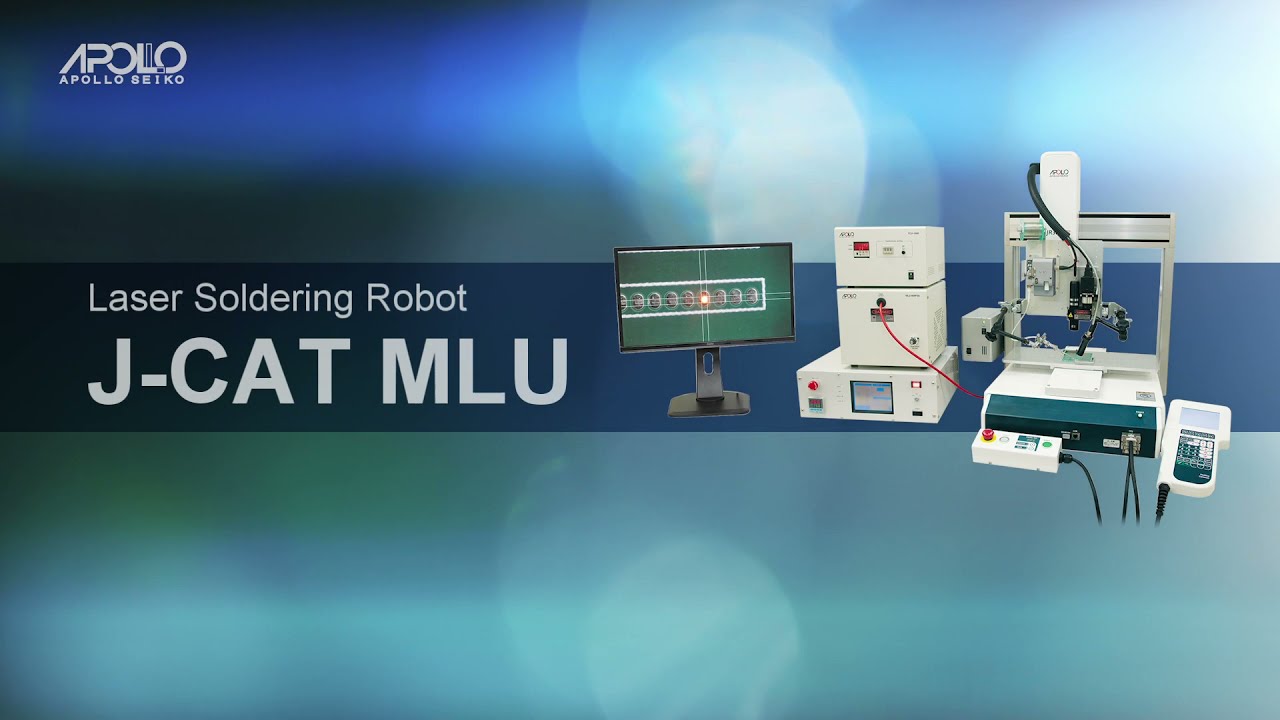 Apollo Seiko J CAT MLU Laser Soldering Robot - YouTube