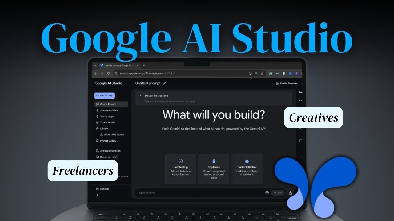 How to Use Google AI Studio For Creators & Freelancers - YouTube
