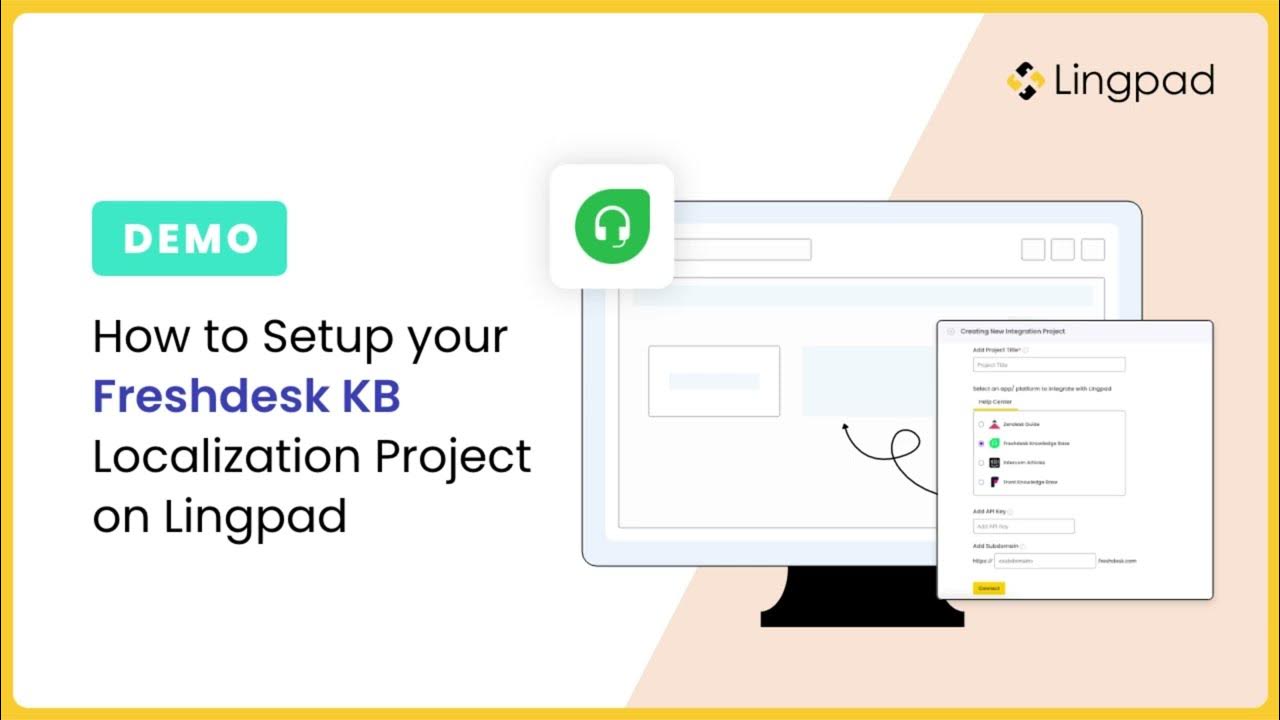How to Setup Your Freshdesk Knowledge Base Localization Project on Lingpad. - YouTube