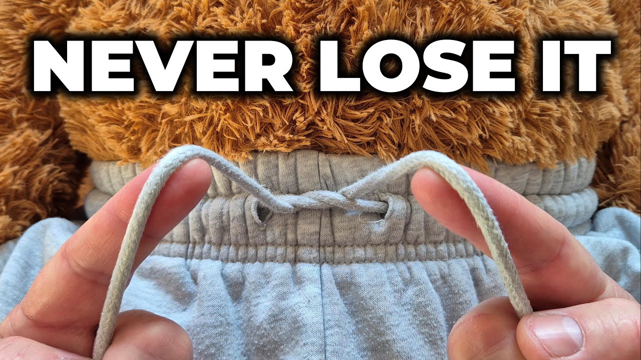 This Should Be Taught in School! How to Tie the Perfect Drawstring Bow ...