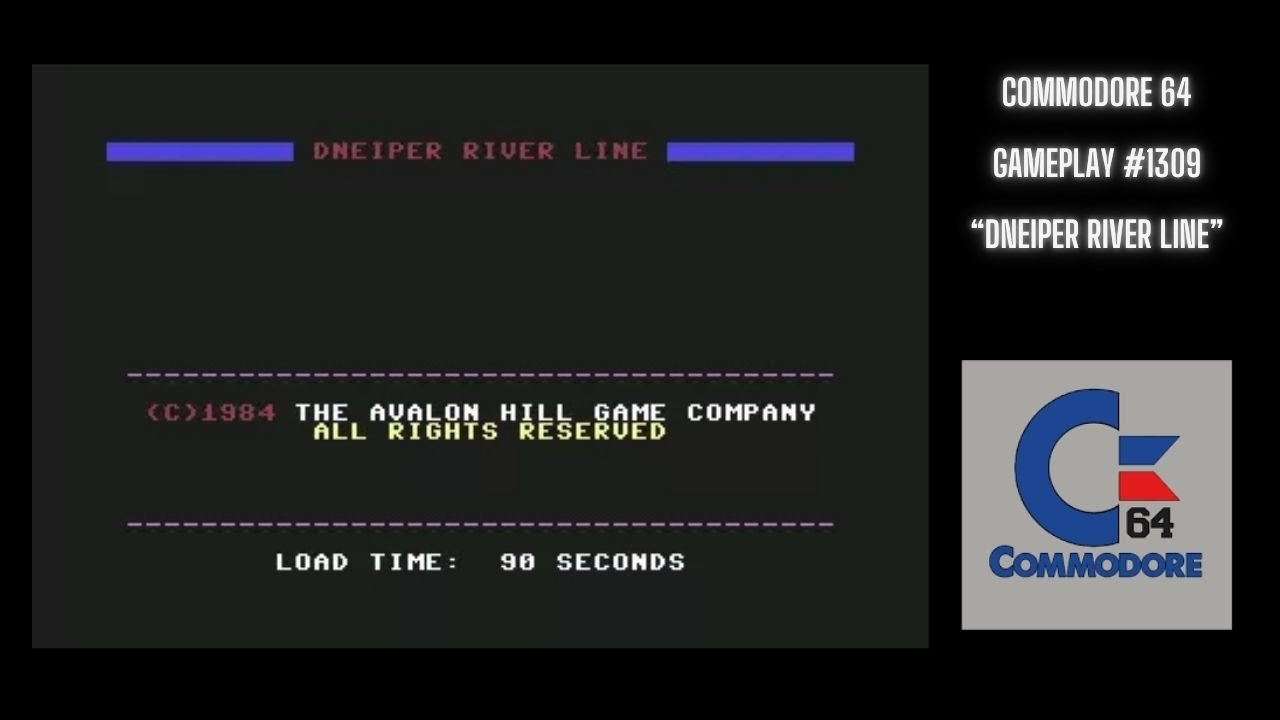 Dneiper River Line (Commodore 64 / Gameplay #1309) - YouTube