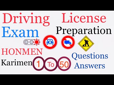 Japan driving license test preparation latest questions answers 2024 ...