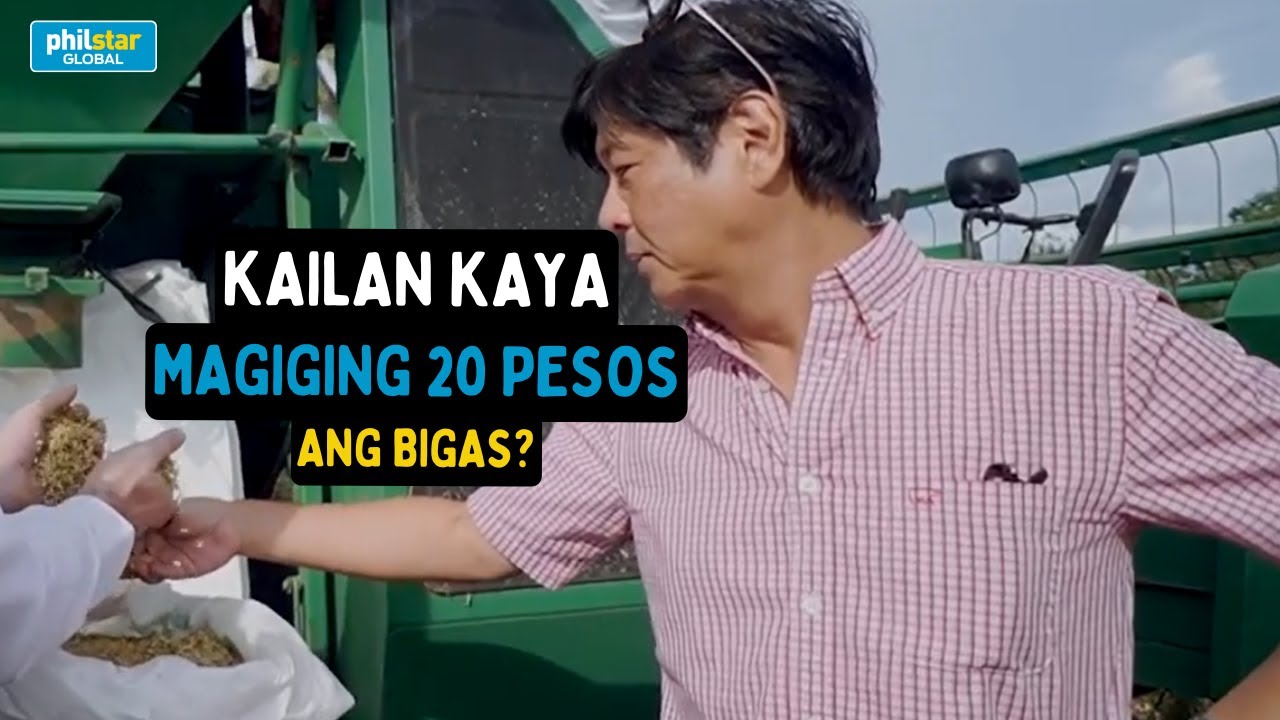 Bongbong Marcos: 20 pesos na kilo ng bigas malapit na - YouTube